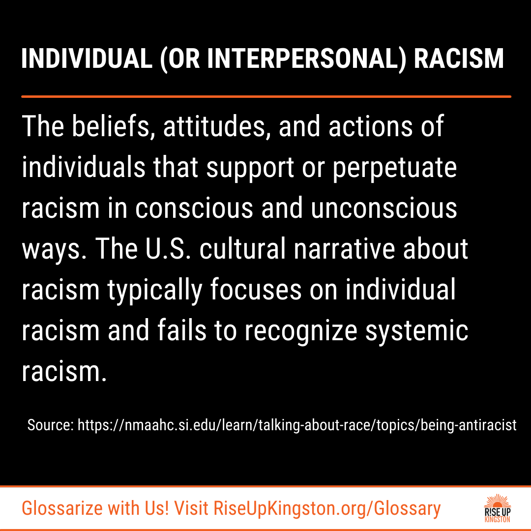 Glossary - RiseUp Kingston